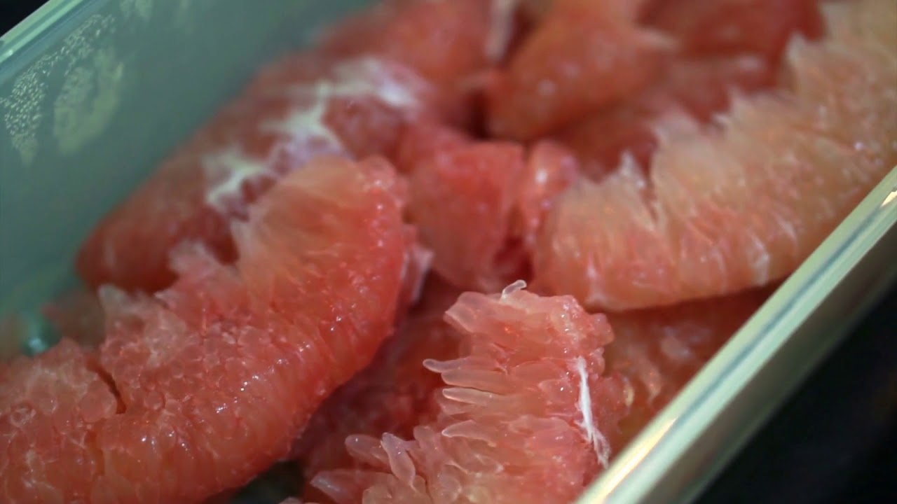 pink pomelo tropical citrus high vitamin fruits - YouTube