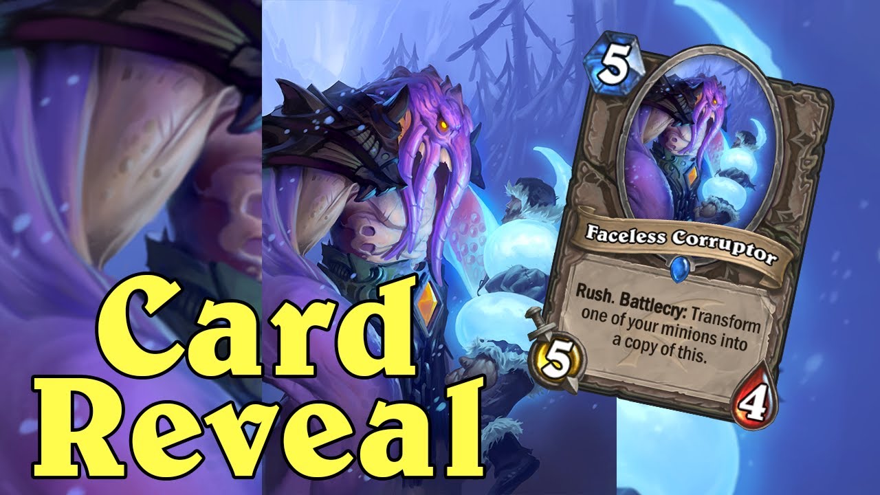 FACELESS CORRUPTOR CARD REVEAL - YouTube