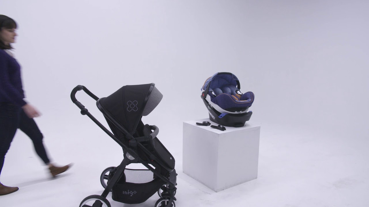 Travel system VICKY stroller + SATELLITE car seat group 0+ - YouTube