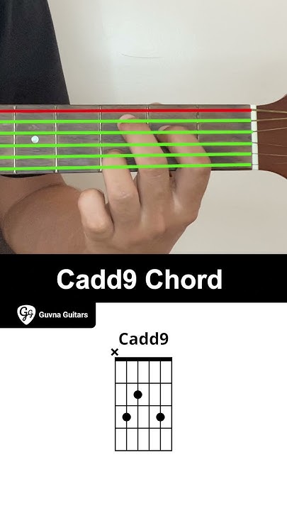 How To Play The Cadd9 Chord On Guitar - Guvna Guitars - YouTube