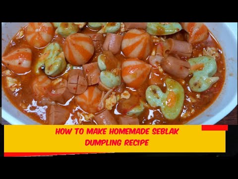 RESEP SEBLAK DUMPLING KEJU TERBARU DAN TERPOPULER #seblakviral # ...