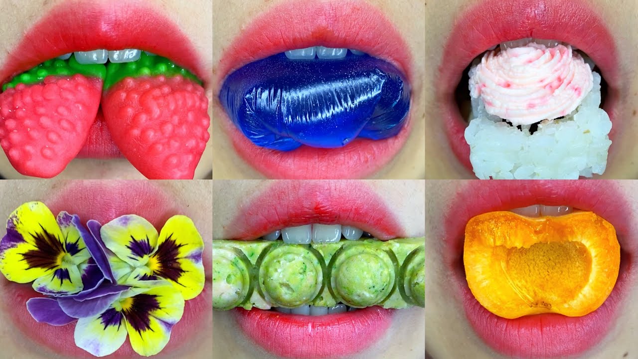 ASMR 50+ Food eating sounds - YouTube