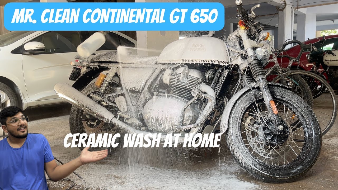 Royal Enfield Continental GT 650 MR CLEAN CERAMIC WASH at Home ...
