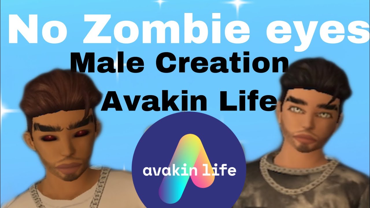 Male Character Creation - Avakin Life - (NO ZOMBIE EYES) - YouTube