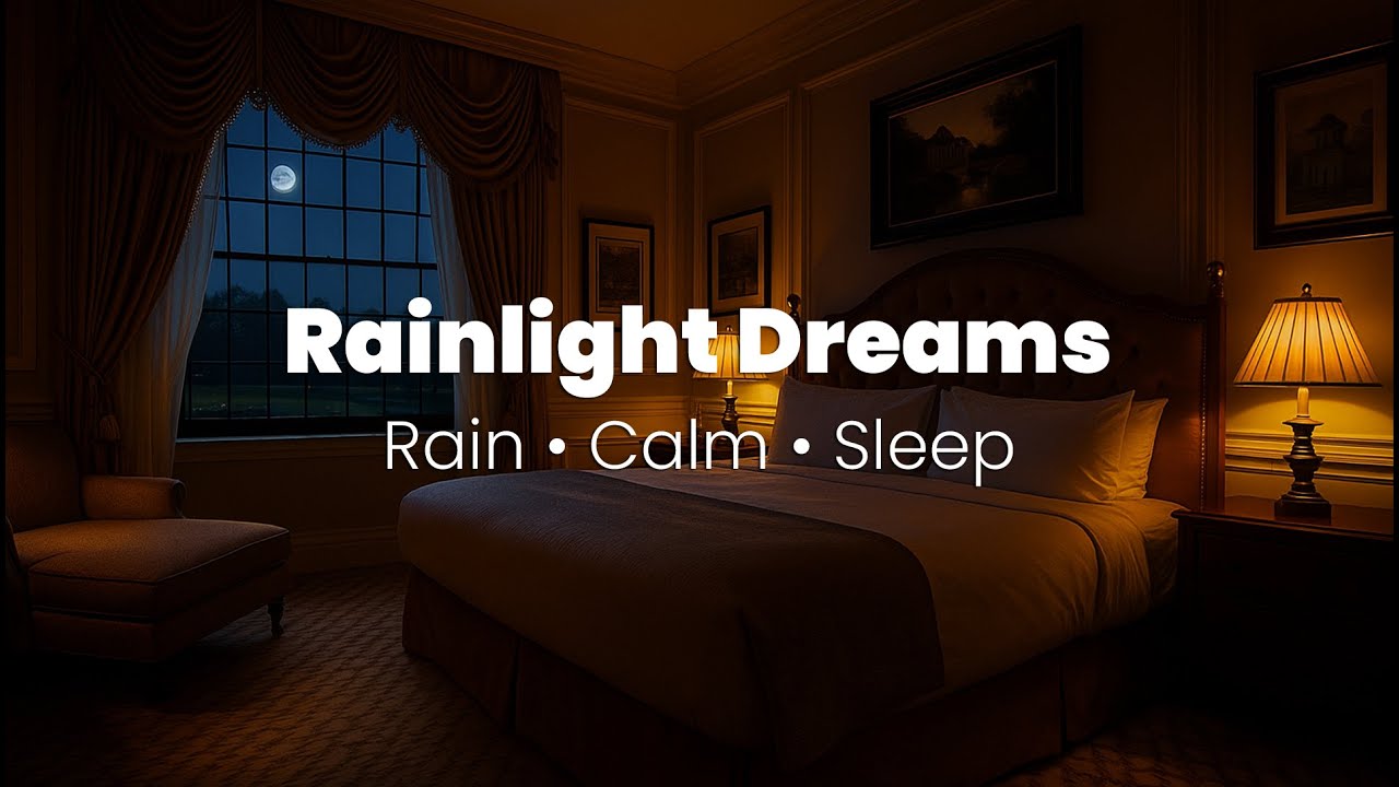 2 Hours of Rainlight Dreams Piano & Night Rain Calm for Deep Sleep ...