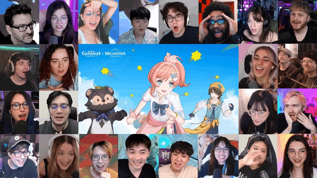 Genshin Impact Reaction Mashup | Miliastra Wonderland | Version "Luna I ...