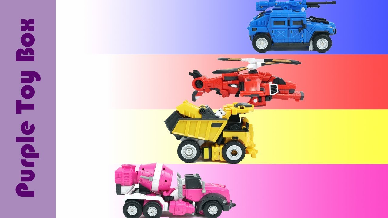 미니특공대X 펜타X봇 5종 5 Mini Force X Pentabot Transformer Robot Toys - YouTube