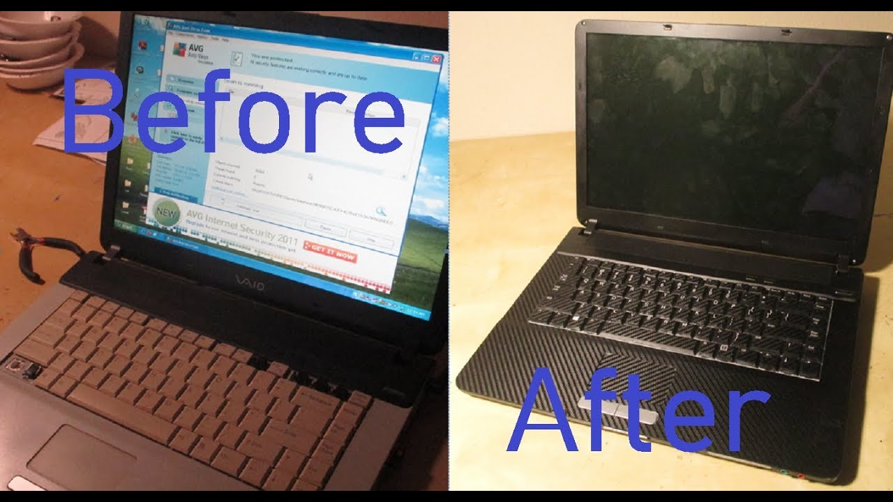 Restoring and Modifying a 2005 Sony Vaio Laptop - YouTube