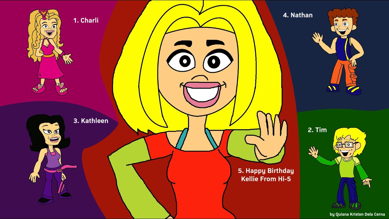 Happy Birthday Kellie Crawford | Hi-5 Parody by Animunch - YouTube
