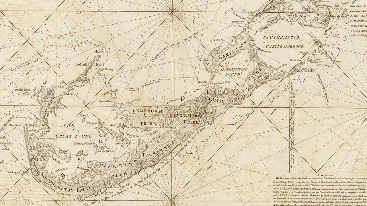 Bermuda History and Cartograph (1788) - YouTube