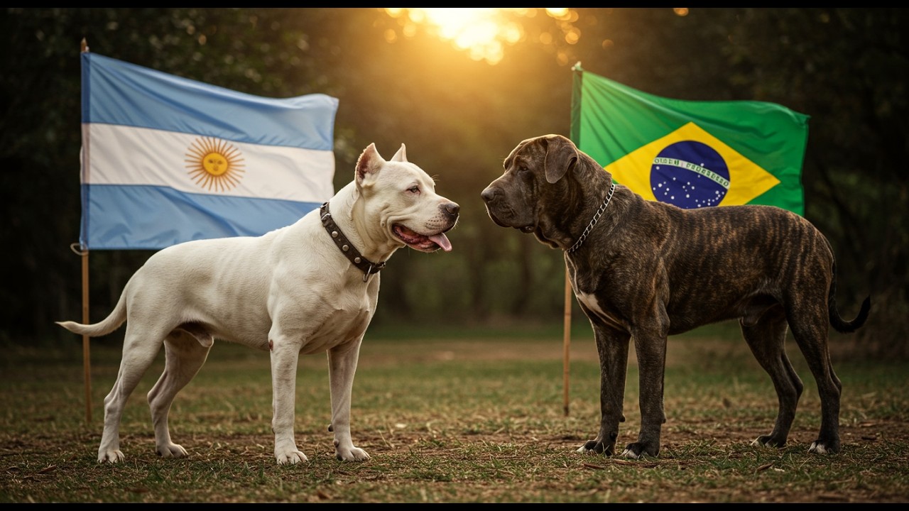 Dogo Argentino vs Fila Brasileño - ¿Quién es el Perro Mas Poderoso De ...
