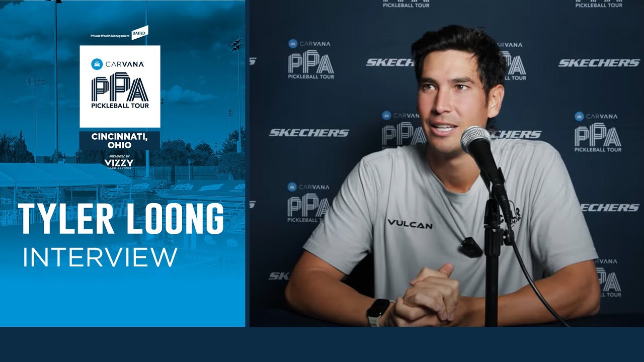 Tyler Loong Men's Singles Post Match Interview - YouTube