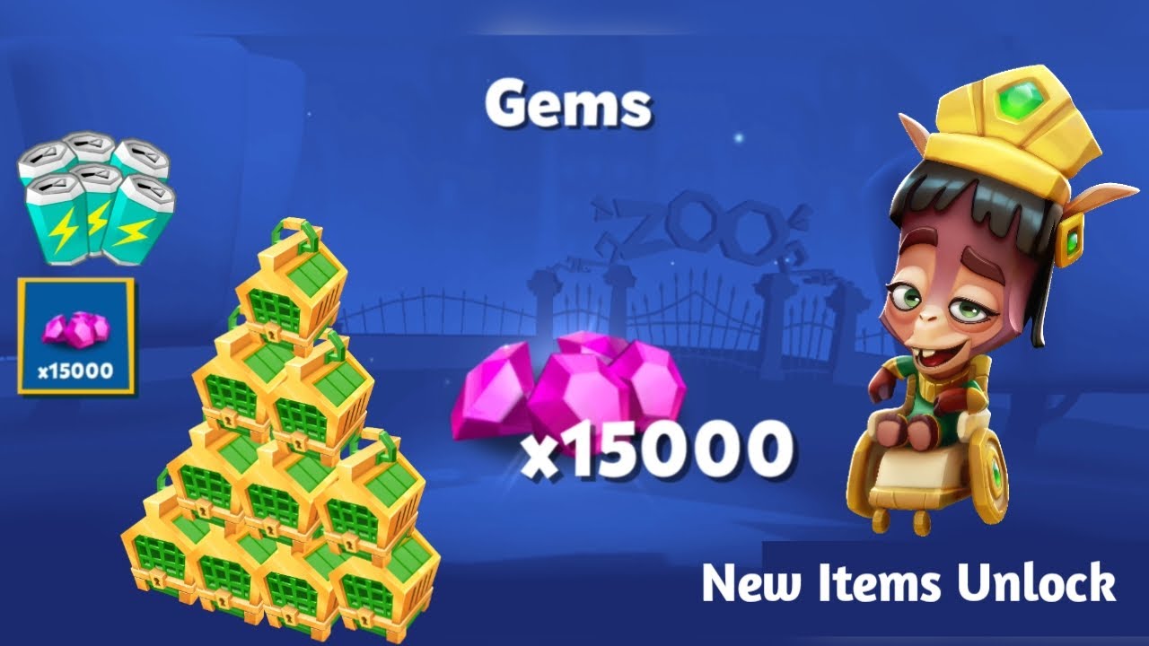 Zooba Emerald 22 Crate Free Gems 951000 New Items Unlock - YouTube