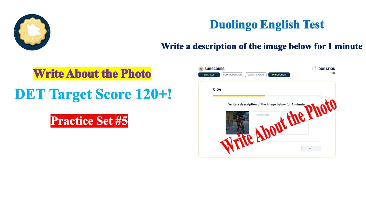 DET - Write About the Photo - Practice Set #5 - YouTube