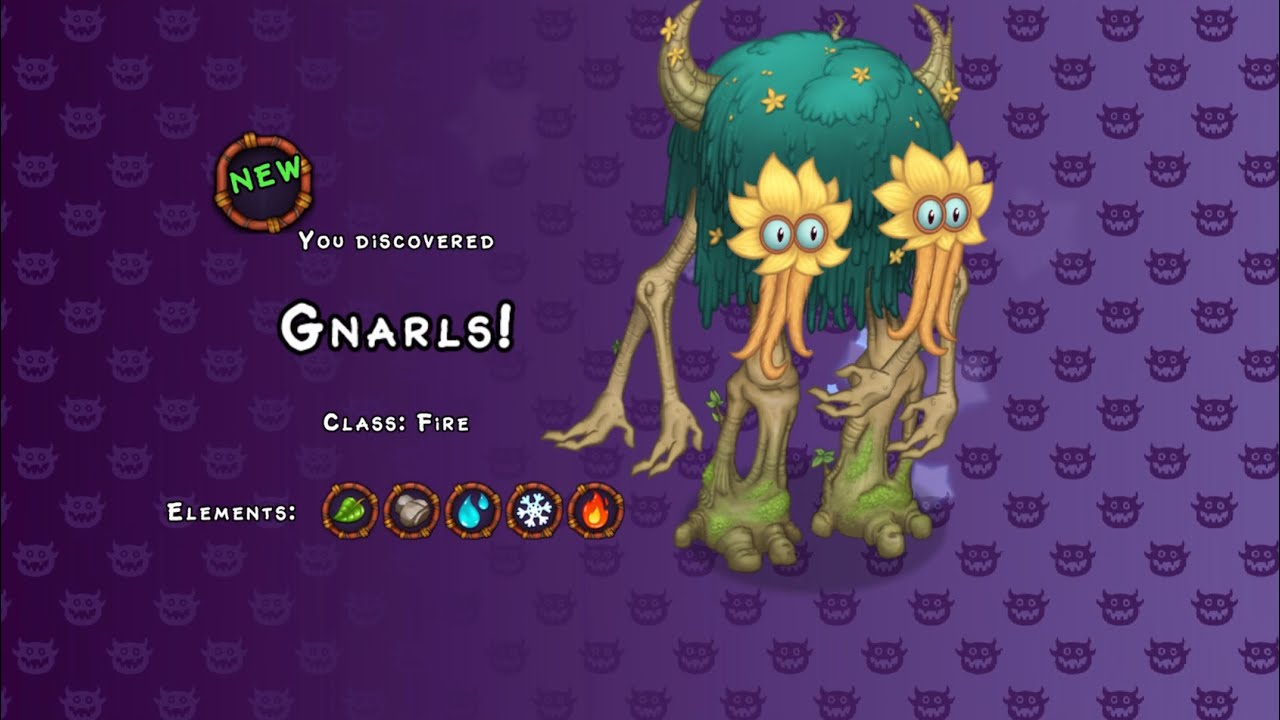 meet plant quint on amber island GNARLS | my singing monsters | - YouTube