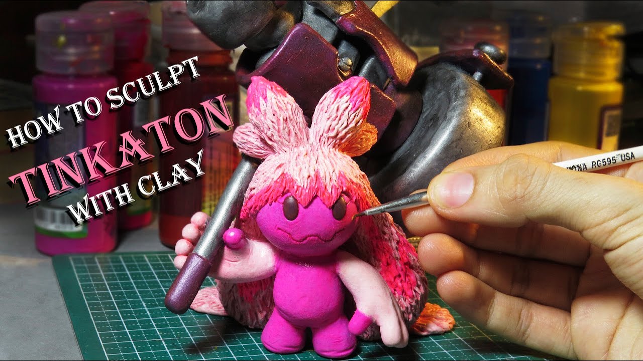 I made a realistic Tinkaton with Polymer Clay and it looks like trash ...