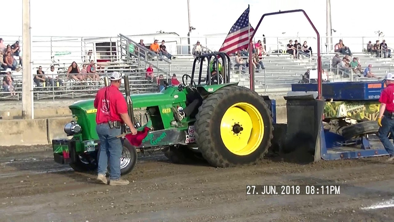 5,800LB V8 HOT ROD TRACTORS DCTPA AT WAYNE COUNTY, IN FAIR 2018 - YouTube
