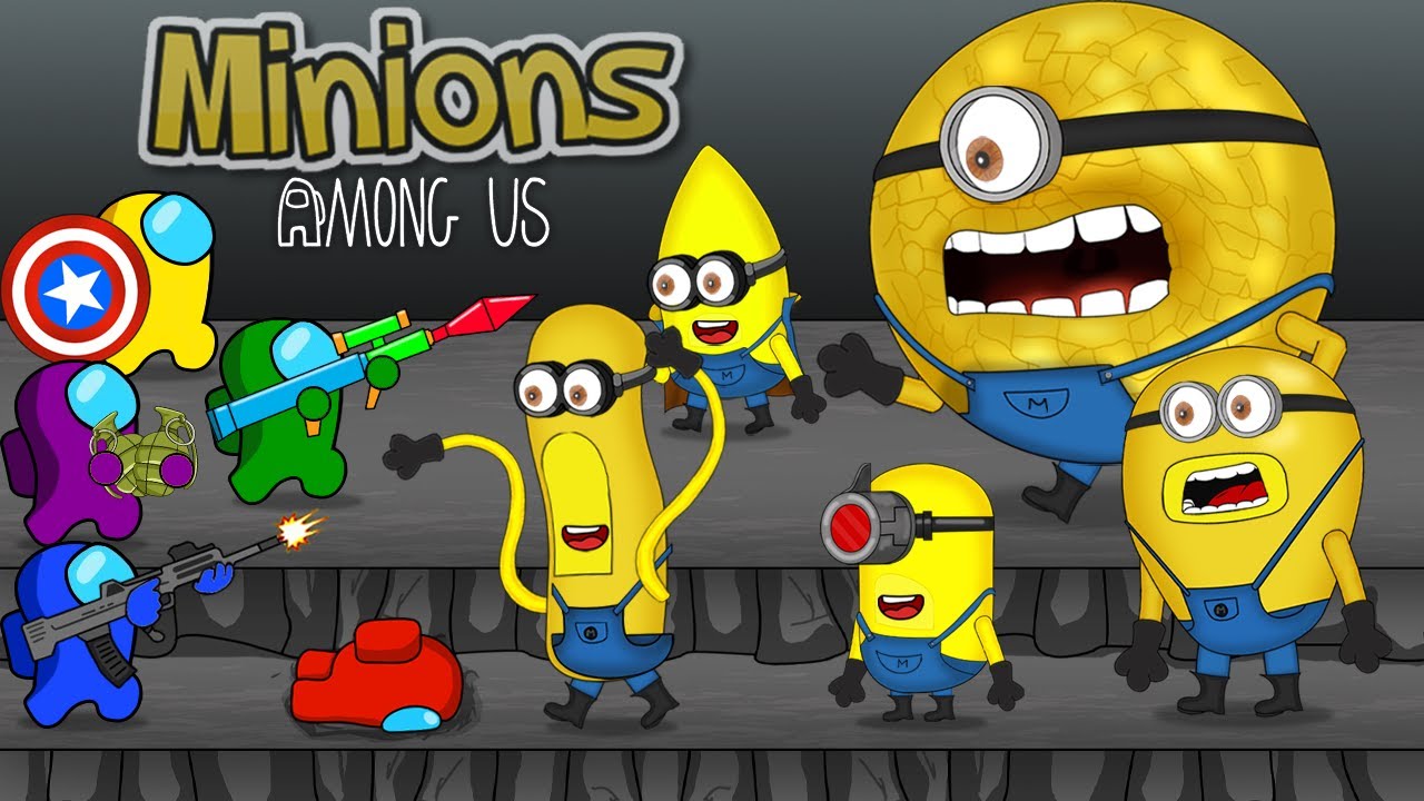 Minions Clash with Among Us Crewmates in a DESPICABLE ME 4 | Funny ...