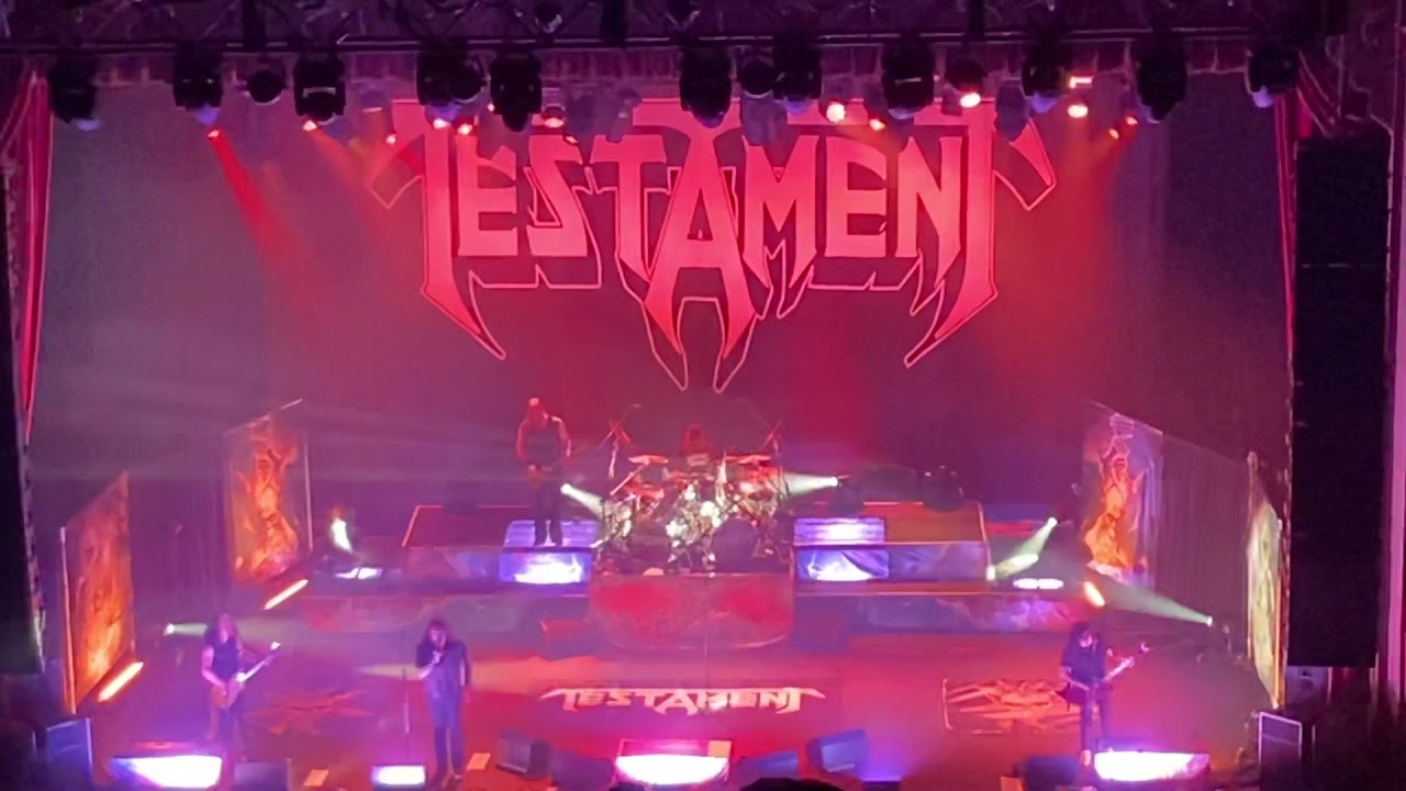 TESTAMENT - Over The Wall + Electric Crown. Live @ Fox Theater, Oakland ...