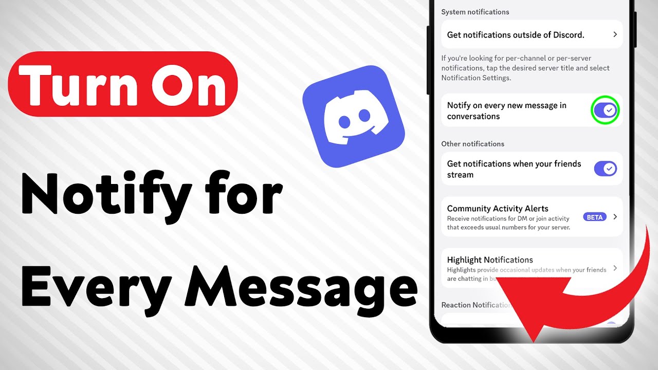 How to Turn On Notify for Every Message in Discord (Updated) - YouTube