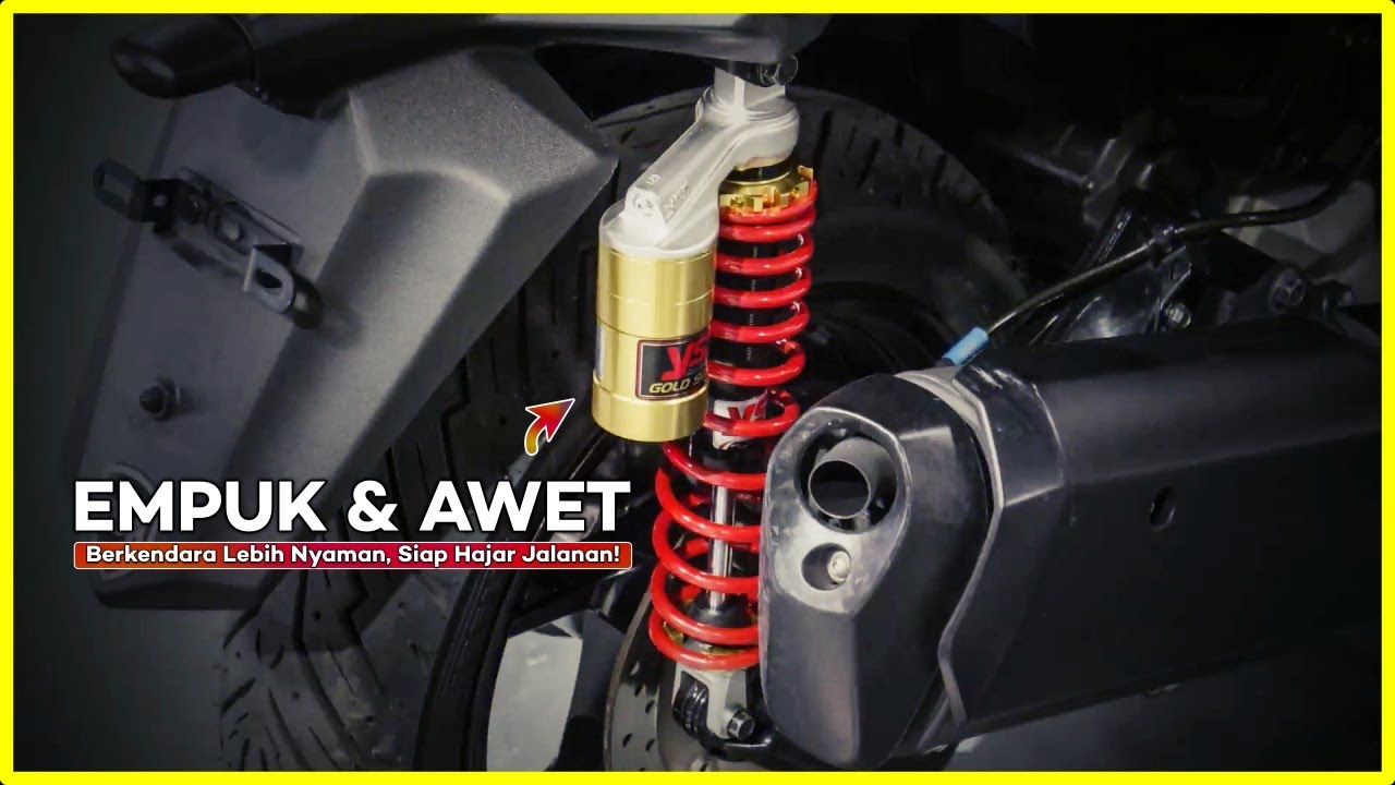 10 SHOCK BELAKANG MOTOR MATIC TERBAIK | Shockbreaker Empuk, Berkendara ...