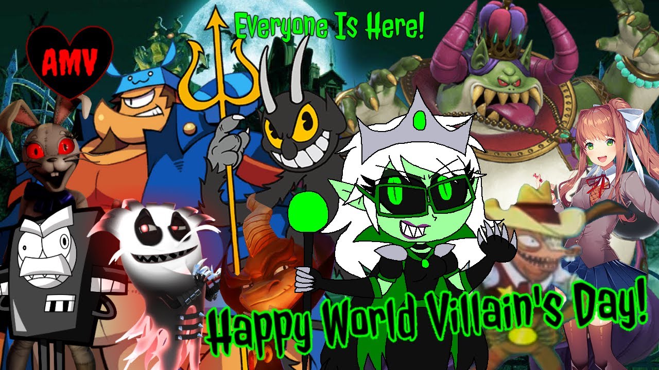 World Villains Day Video - Everyone Is Here! (Crossover Villains ...