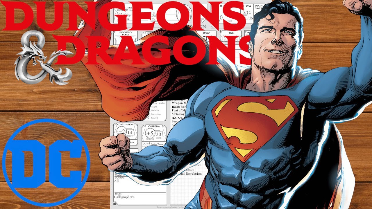 Nephilim Builds | Superman (DC Comics) [D&D 5e 2024] - YouTube