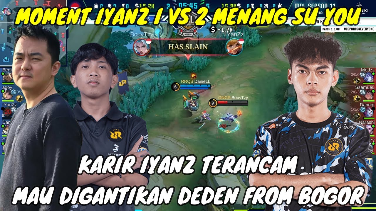 FANNY IYANZ BIKIN PAK AP PUSING !! RRQ SENA VS ONIC PRODIGY GAME 2 ...