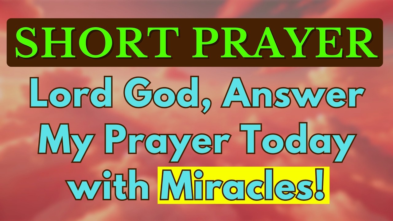 Let's Pray Together A Short Prayer To Thank GOD | Short Daily Prayers ...