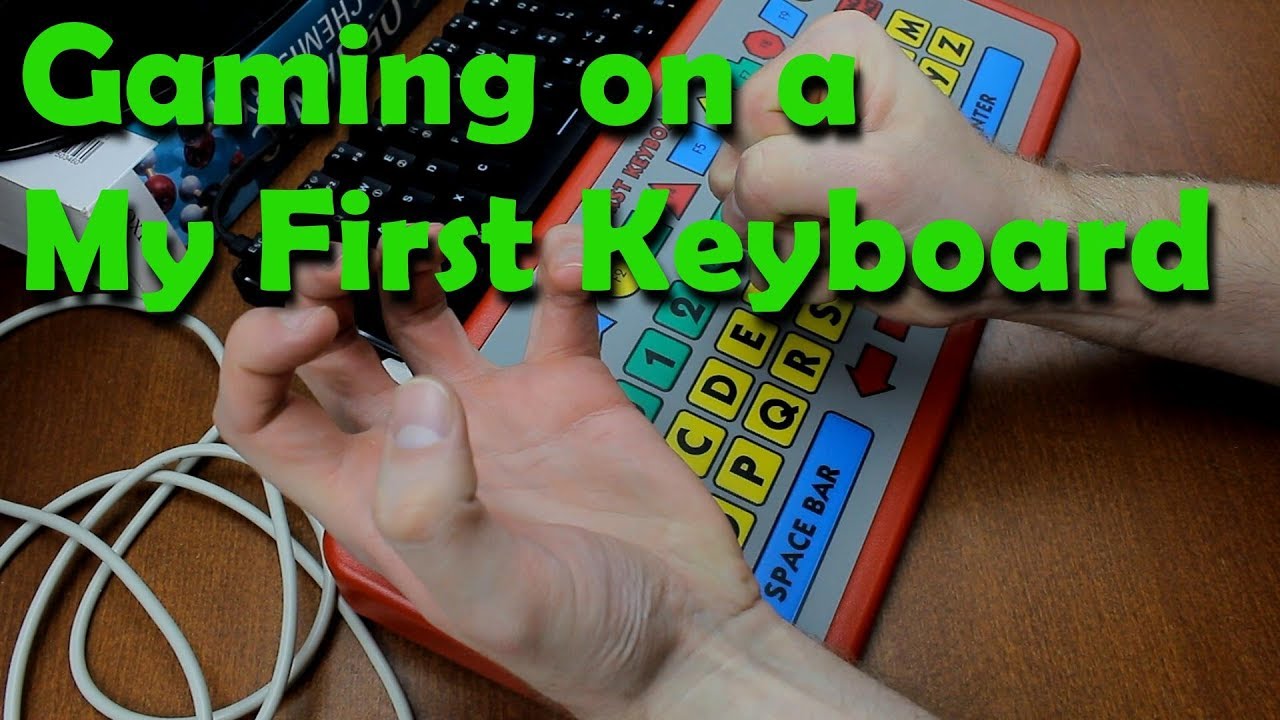 Playing games on a Kidtech My First Keyboard - YouTube