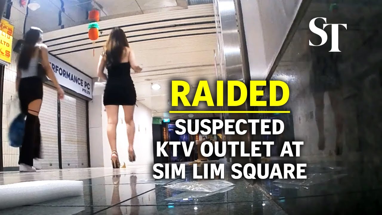 Suspected KTV outlet within Sim Lim Square raided - YouTube