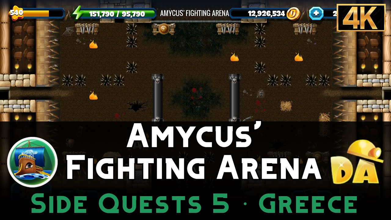 Amycus' Fighting Arena | Side Story - Greece | Diggy's Adventure - YouTube