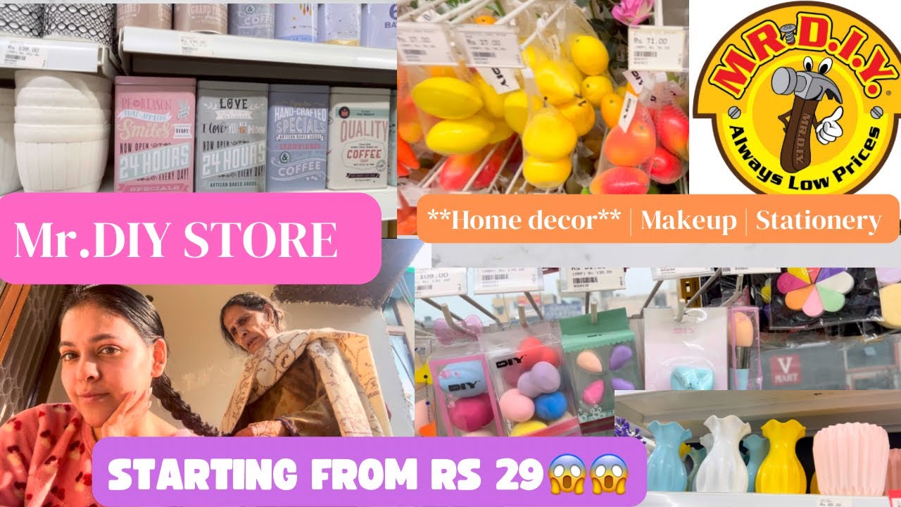 Mr Diy Store starting from Rs 29😱 Home Decor and Stationery #mrdiy # ...