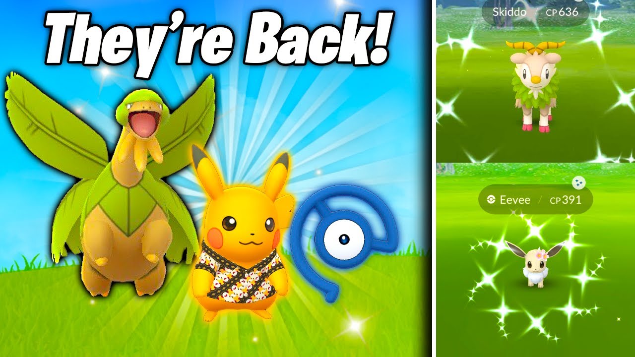 THESE *RARE* SHINY POKEMON ARE FINALLY BACK! New Safari Zone Events ...