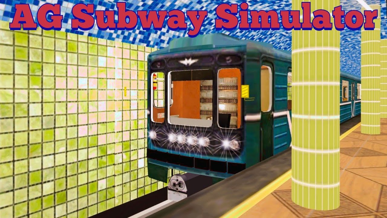 AG subway simulator (android) вновь спускаюсь в метро - YouTube