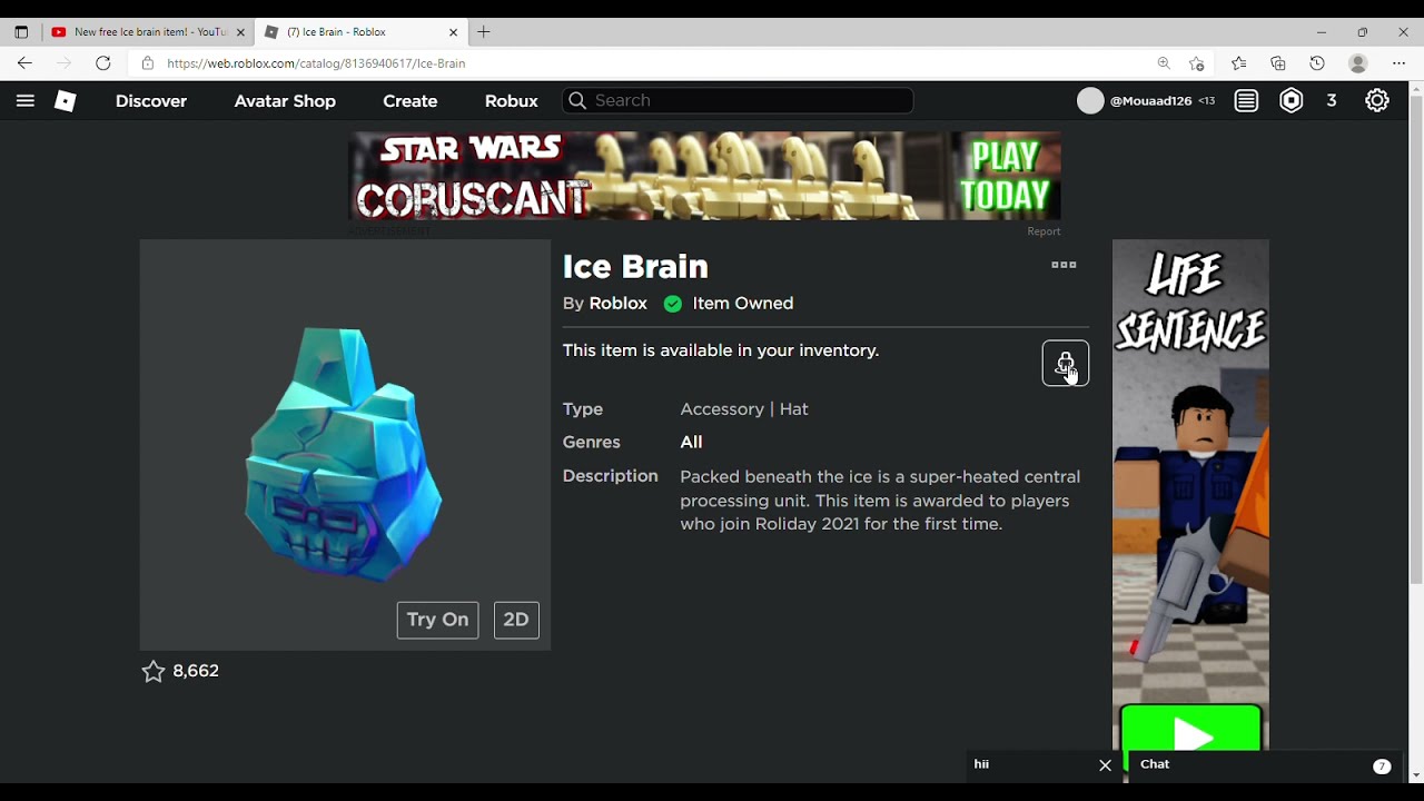 new ice brain item - YouTube