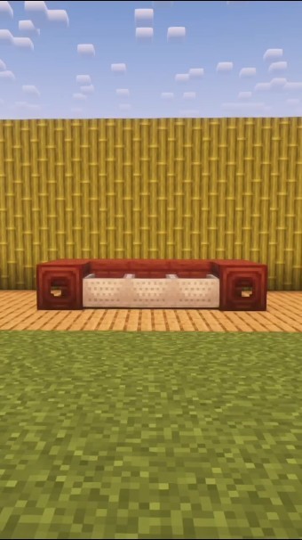 Minecraft Red Sofa 💺 #shorts - YouTube