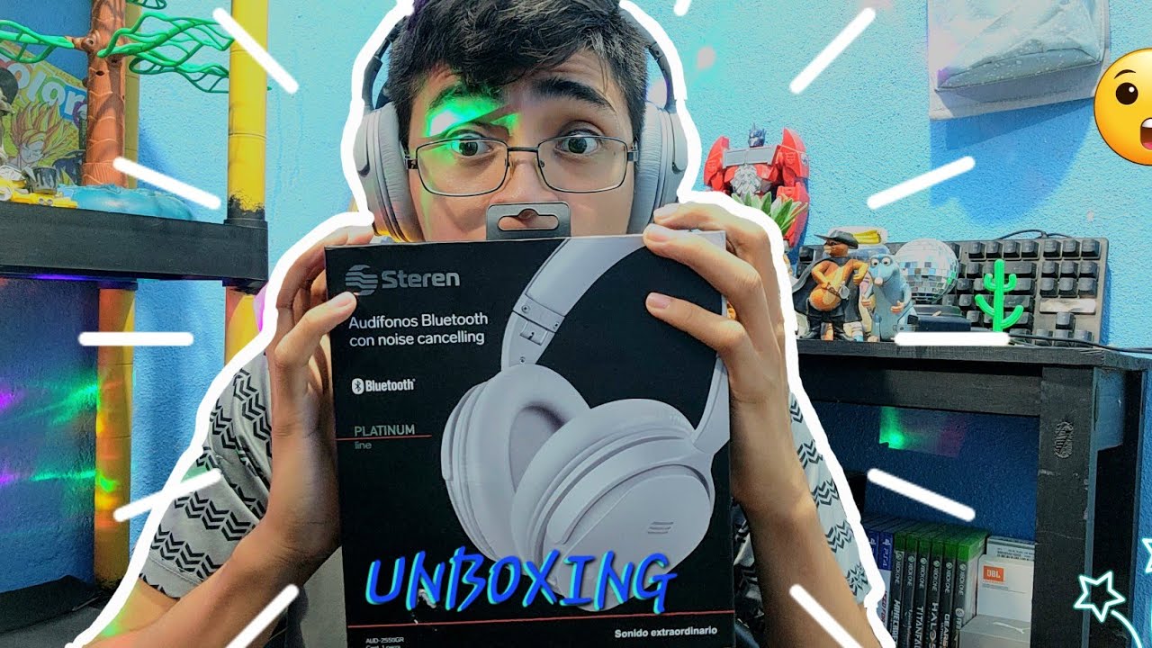 UNBOXING AUDIFONOS STEREN *SUENAN FUERTE* | Anthony Stars - YouTube