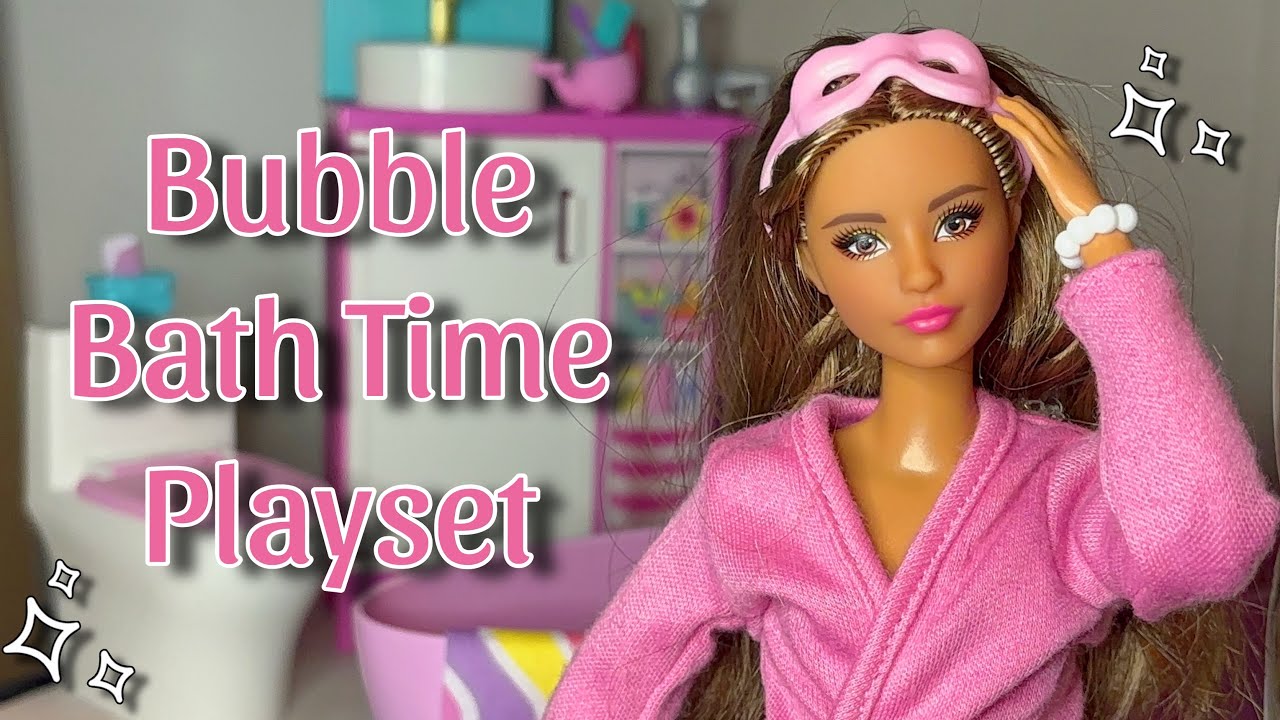 Unboxing The Barbie World Bubble Bath Time Playset!! Barbie Doll Playset Unboxing + Review!💕 ...