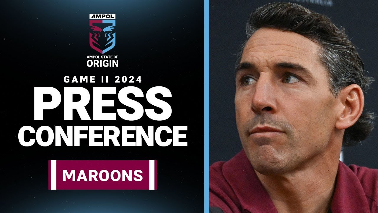 State of Origin 2024 | QLD Maroons Press Conference | Game 2 - YouTube
