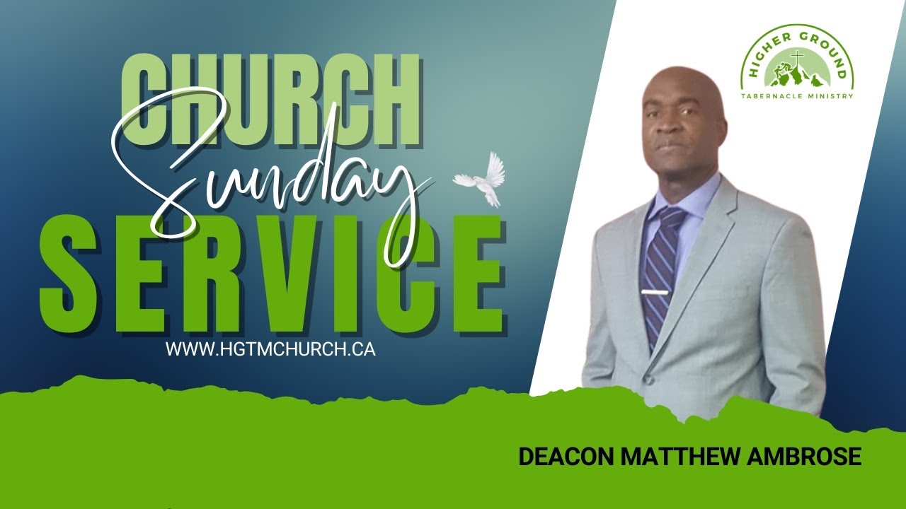 HGTM DIVINE WORSHIP SERVICE 20251026 (Deacon Matthew Ambrose) - YouTube