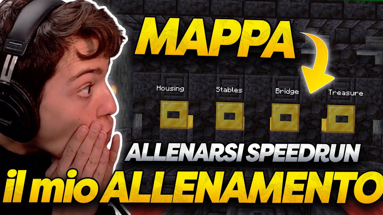 PRACTICE MAP PER MINECRAFT SPEEDRUN ITA! LA MIA MAPPA DI ALLENAMENTO ...