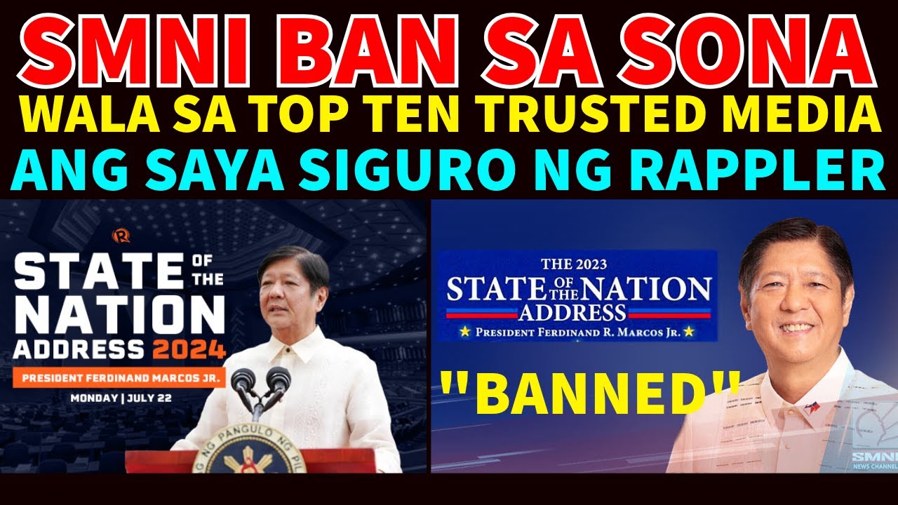 SMNI BANNED SA SONA NG PANGULO - YouTube