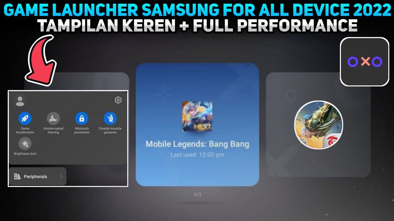NEW‼️GAME LAUNCHER SAMSUNG FOR ALL DEVICE 2022!! GAME TURBO ALL DEVICE ...