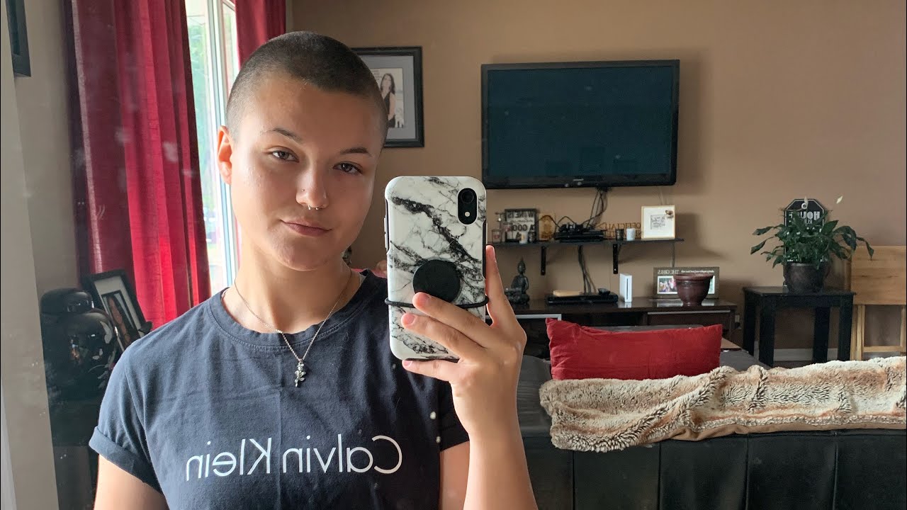 Hair Transformation (shaving my head) 2020-2021 - YouTube