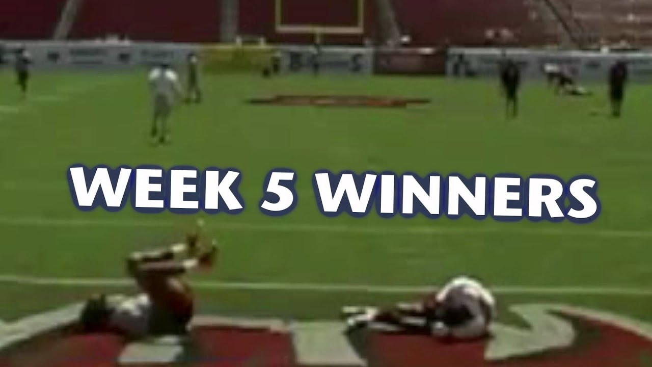 WEEK 5 winners - YouTube