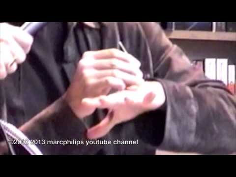DAVID BLAINE PUTS NEEDLE THROUGH HAND - YouTube