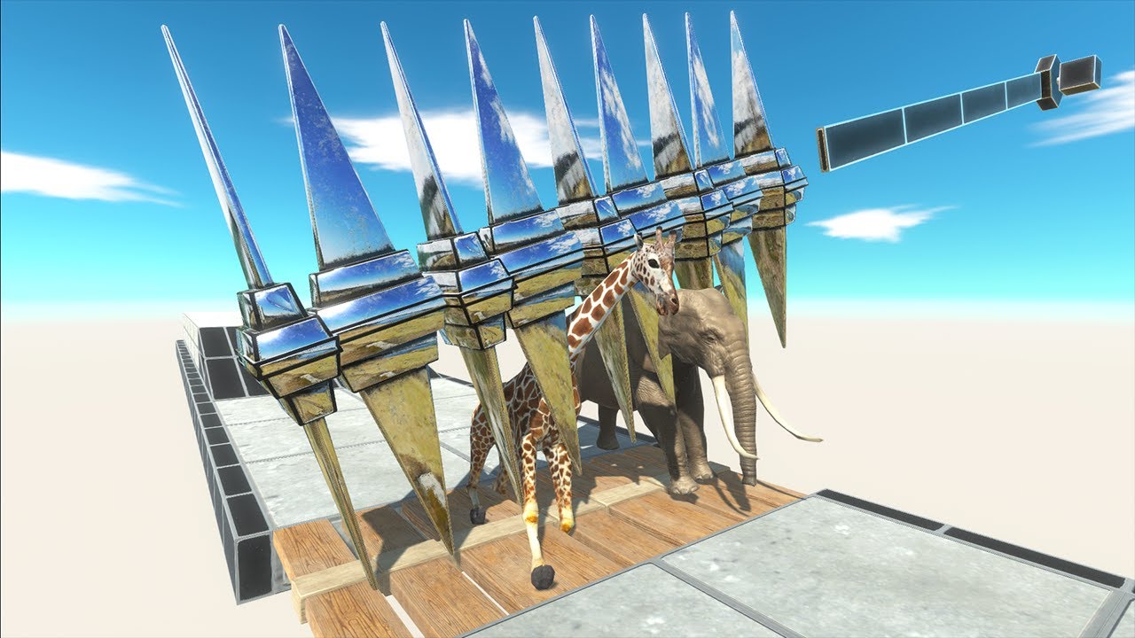 Who Can Overcome The Blades? - Animal Revolt Battle Simulator - YouTube