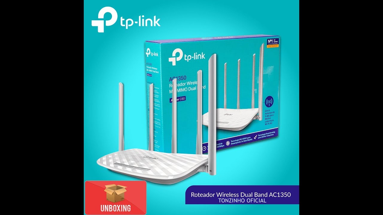 UNBOXING Tp-link Archer C60 AC 1350 - YouTube