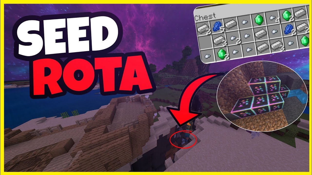 ⭐ LA MEJOR SEED PARA MINECRAFT BEDROCK 1.16.1 | Con TODOS LOS BIOMAS Y ...